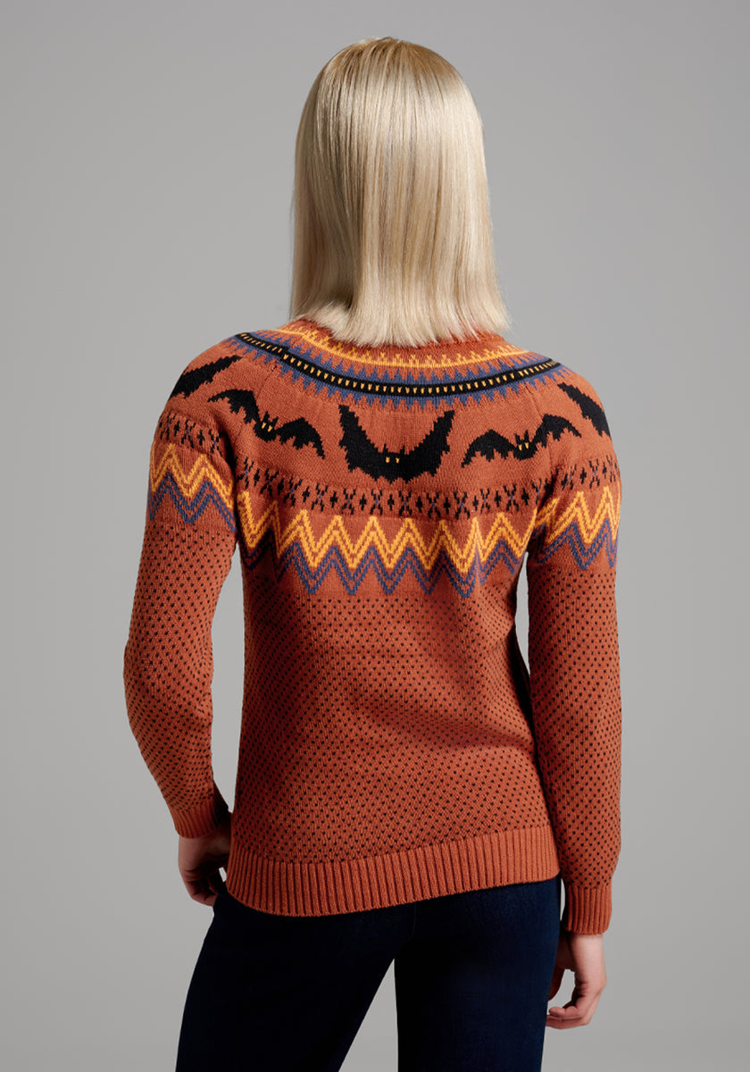 It Be Like 'Bat' Fair Isle Sweater – ModCloth